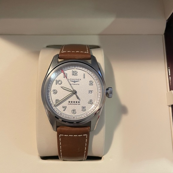 Longines | Accessories | Longines Spirit 4mm White Dial Full Set | Poshmark
